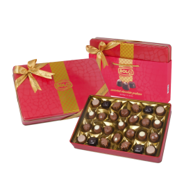 Lata bombones surtidos 'Tin box Red' 330g · Latas